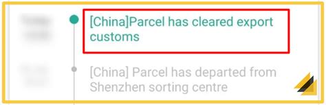 Parcel Has Cleared Export Customs Tracking Guide Mailbox Master