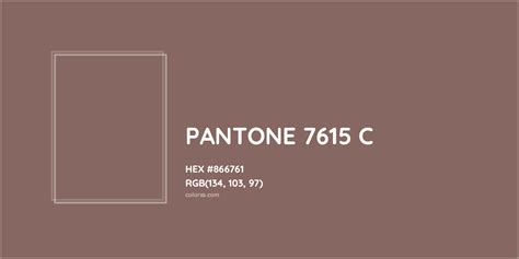 Pantone 7615 C Complementary Or Opposite Color Name And Code 866761