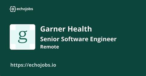 Garner Health Is Hiring Senior Software Engineer Usd 155k 195k