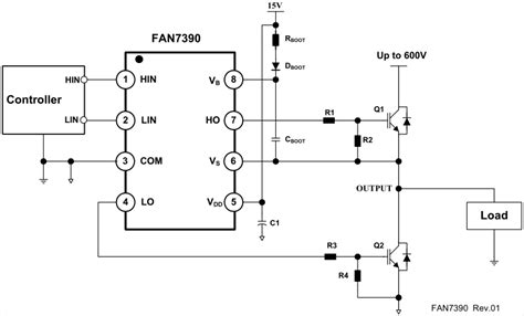 driving high and low inputs of a mosfet driver with a single pwm signal