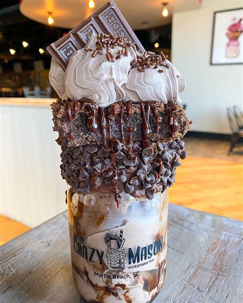 Crazy Mason Milkshake Bar With 2 Myrtle Beach Area Locations