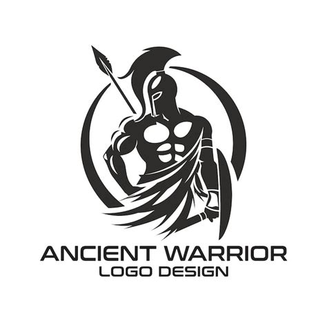 Premium Vector Ancient Warrior Vector Logo Design