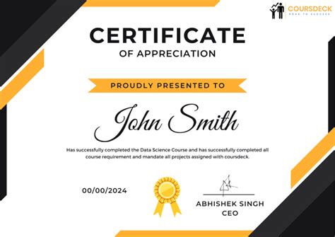 Data Science Program Coursdeck Road To Success