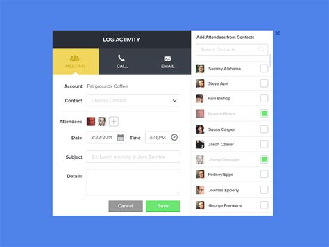 Dribbble Log Activity Ui Large Png By John Menard