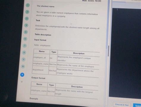 Max Score 1000 Example Execute Test Subm X 1 Studyx