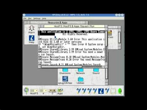 RISC OS RPCEmu On Linux Wine YouTube