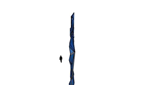 Triangulated Wall Random Pattern Offset Frame Parametric 3d Model
