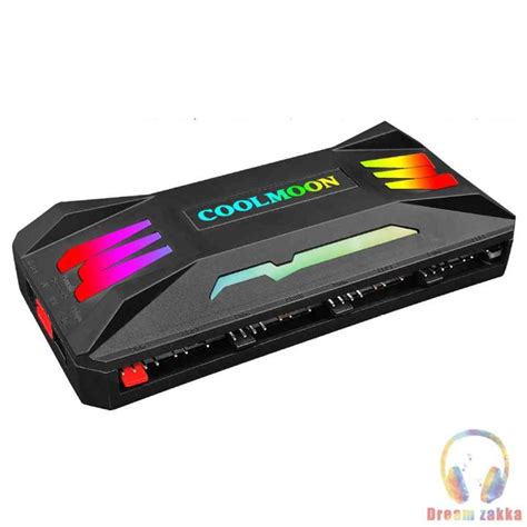 COOLMOON RGB Controller 4Pin PWM 5V 3Pin ARGB Fan PC Case Remote Control Lazada PH