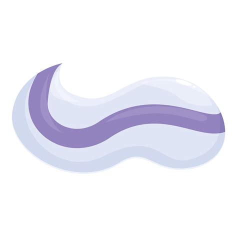 Blue And Purple Toothpaste Swirl Flowing From Tube 50729665 Vector Art