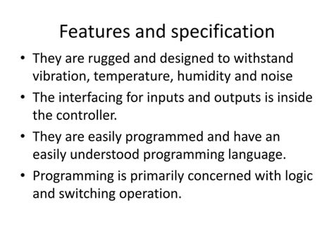 Unit 4 Programmable Logic Interface Me6702 Mechatronics Ppt