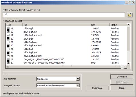 arcgis desktop extract copy a subset of rasters from a mosaic dataset