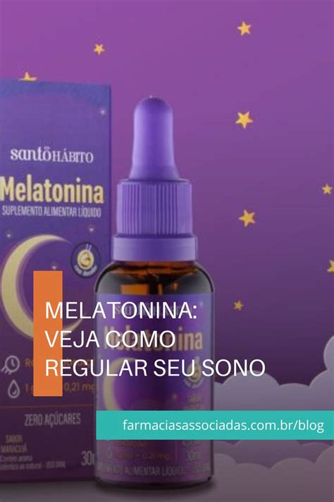 Melatonina Santo Hábito: o suplemento que ajuda a regular seu sono ...