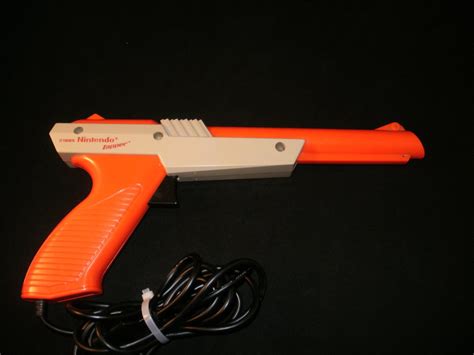 Nintendo Zapper Light Gun Nintendo Nes Orange