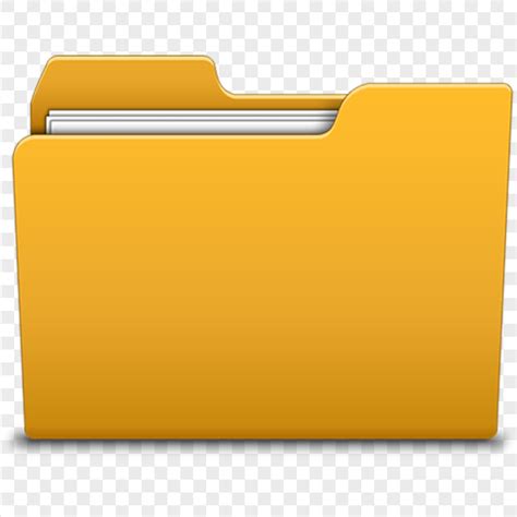 yellow computer folder icon download png citypng