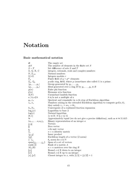 Basic Mathematical Notation Guide Pdf Field Mathematics Public Key Cryptography Basic Mathematical Notation Guide Pdf Field Mathematics Public Key Cryptography