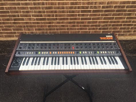 Matrixsynth Vintage Korg Trident Analog Polyphonic 8 Voice Synthesizer