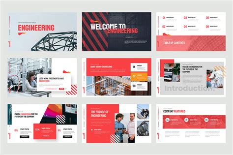 Engineering Powerpoint Presentation Incl Engineering And Industrial Envato