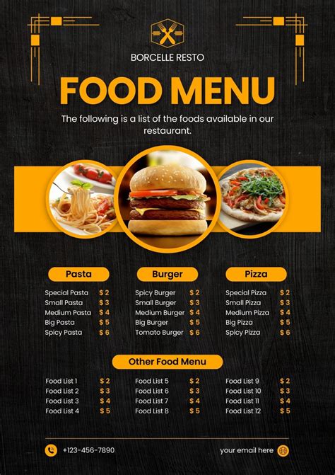 Lazu Miah On Linkedin Resturent Menu Design