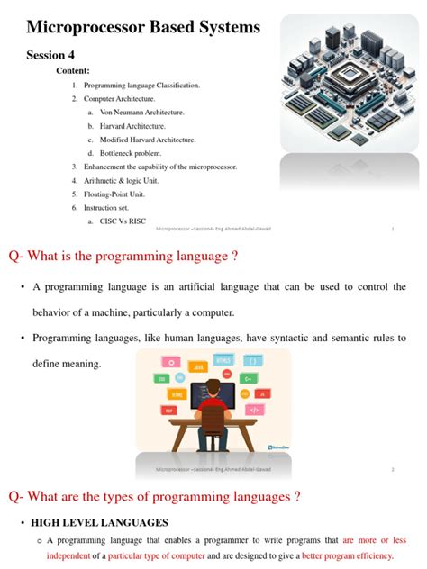 Microprocessor Session4 Pdf Central Processing Unit Computer Science