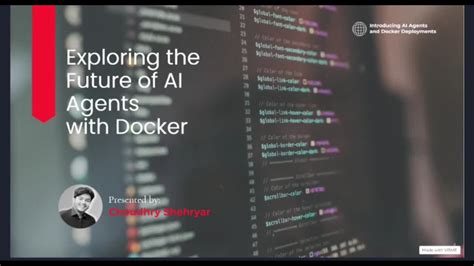 how to build ai agents on docker choudhry shehryar posted on the