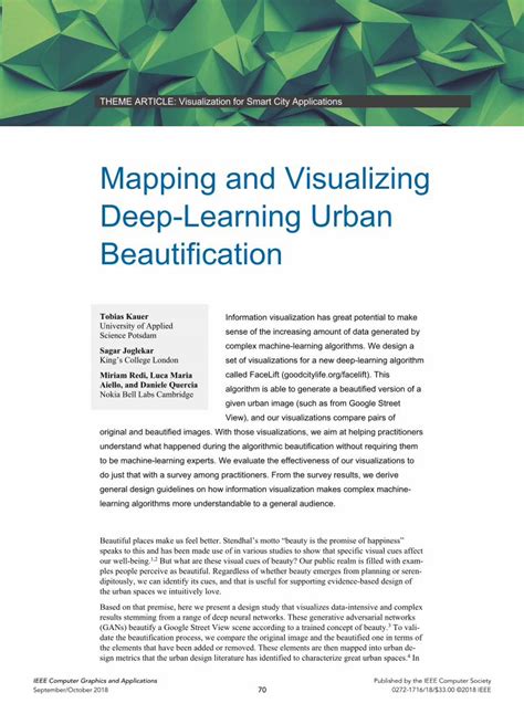 PDF Mapping And Visualizing Deep Learning Urban Beautification DOKUMEN TIPS