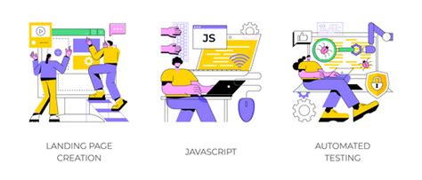 Javascript Abstract Concept Royalty Free Vector Image