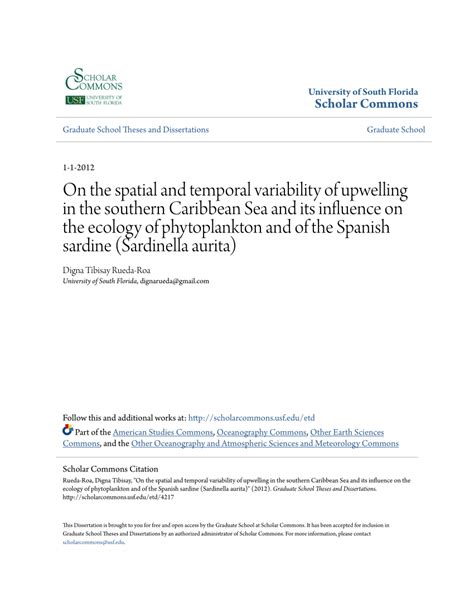 Pdf On The Spatial And Temporal Variability Of Upwelling In The