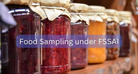 Food Sampling Under Fssai