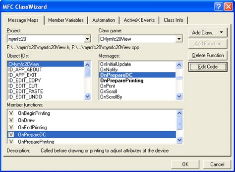 A Tutorial On How To Build The Standard Windows GUI Printing Services Using The MFC Class