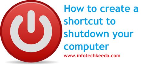 How To Create A Shortcut To Shutdown Your Computer IT KEEDA