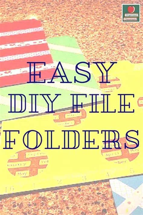 File Folder Decor Labels Classroom Freebies