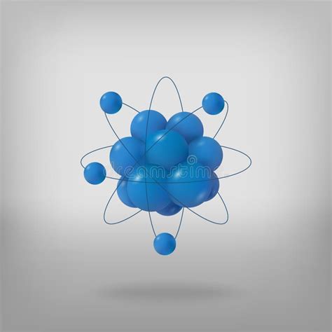 3d Abstract Atom Structure Stock Vector Illustration Of Nucleus Concept 96271983