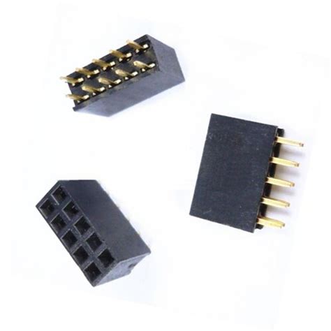 Double Row 2x5 Pins 2 54mm Straight Female Headers Hacktronics