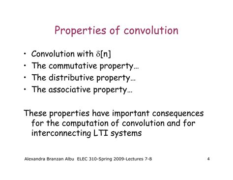 Elec 310 7 8 Dt Convolution And Lti Systems Pdf