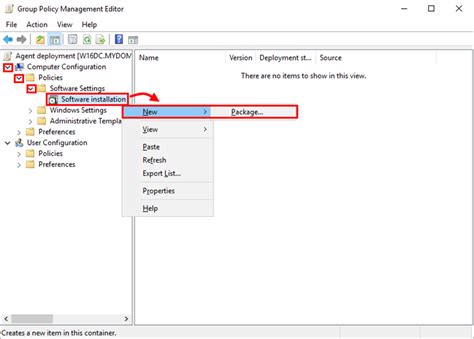 Kb6864 Deploy The Eset Management Agent Using A Group Policy Object Windows