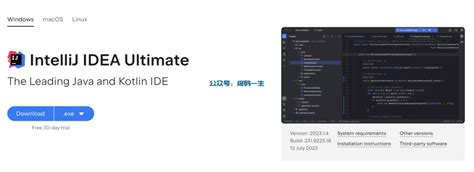 IntelliJ IDEA 破解教程 一键激活 免配置 Mac Windows均支持 ide激活网