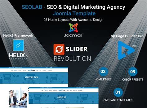 Seolab Seo And Digital Marketing Agency Joomla Template