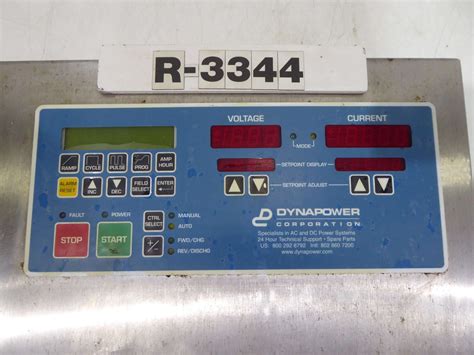 500 Amp Dynapower 9 Volt Rectifier R3344 Metal Finishing Mexico