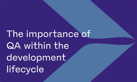 the importance of qa within the development lifecycle miyagami amste