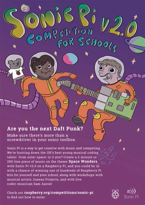 Sonic Pi V Competition For Schools Is Launched Raspberry Pi Foundation