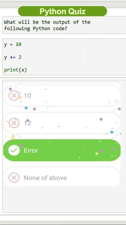 Python Quiz Python Exercise Learn Python Python Shorts Quiz