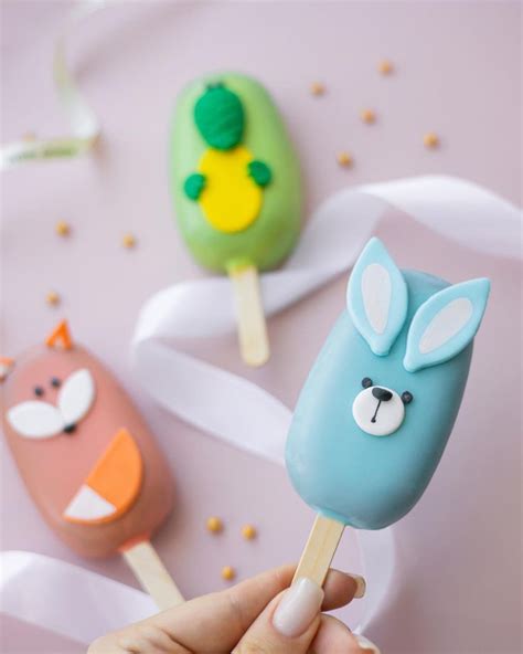 Delicious Animal Shaped Popsicles