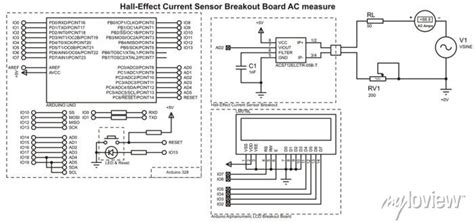 Vector Schematic Diagram Of Electronic Device On Arduino Connecting Wall Stickers Research