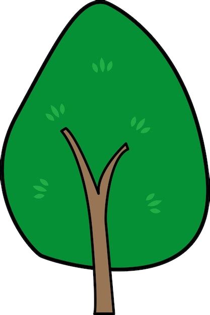 Ilustración Del árbol Vector Premium