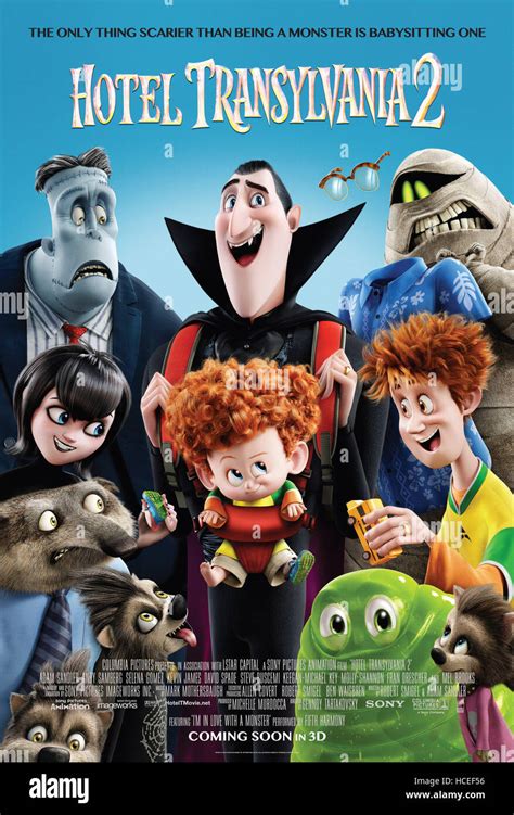Hotel Transylvania 2 Poster Art Top From Left Frankenstein Kevin