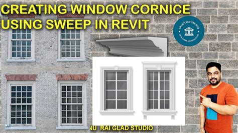 Creating Window Cornice Using Sweep In Revit Bim Revitarchitecture