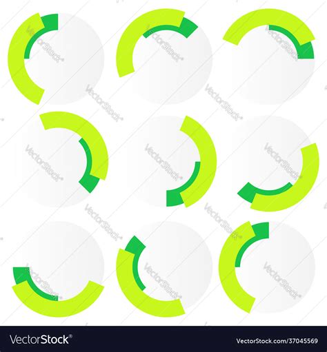 Segmented Circle Circular Preloader Buffer Vector Image