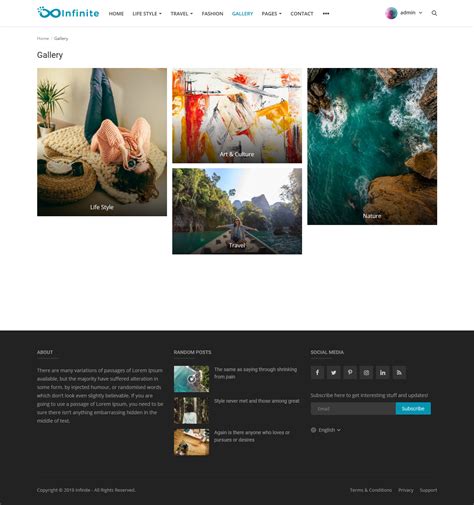 Infinite Blog And Magazine Script By Codingest Codecanyon