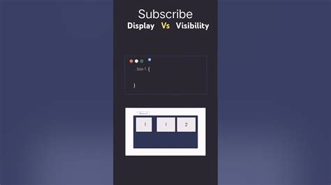 display vs visibility in css html webdesign python css display