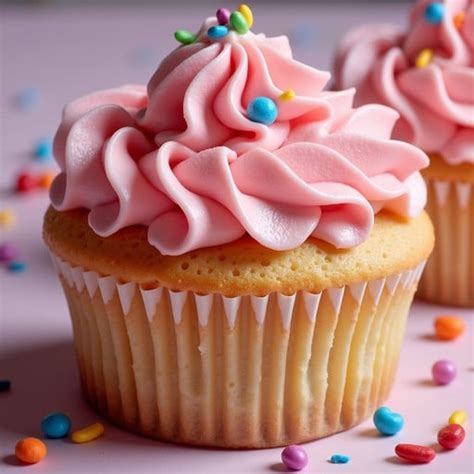 Free Pink Frosted Delight Image Cupcake Pink Frosting Download At